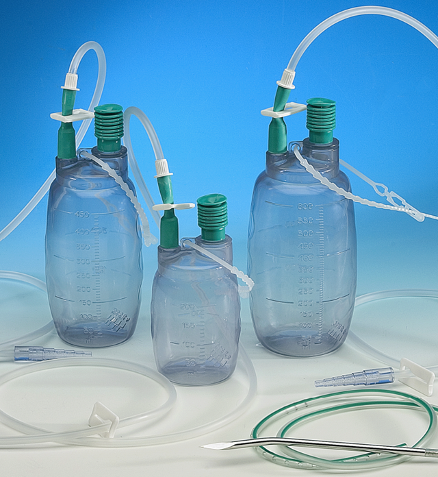 WOUND DRAINAGE KIT - High Vacuum Complete Wound Drainage Kit